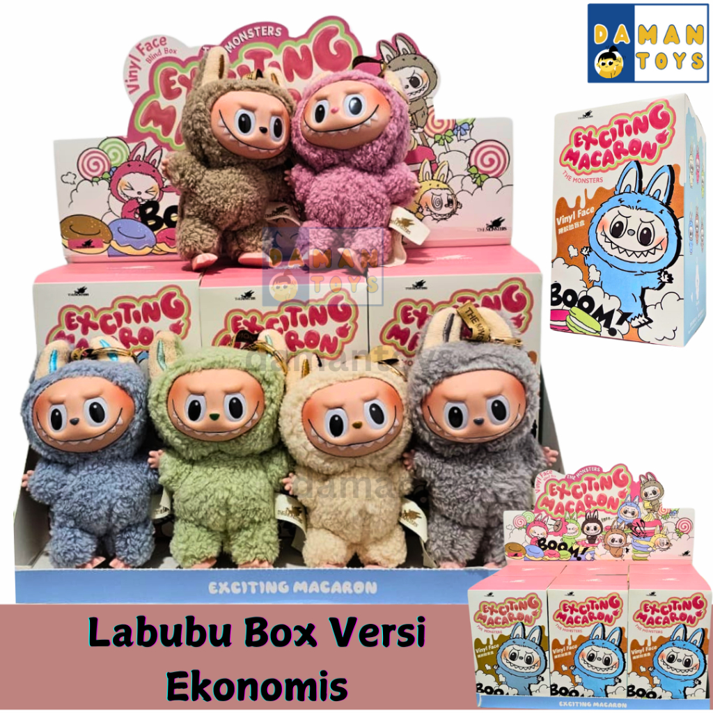 Jual Mainan Boneka Labubu Seri 1 Box Ready Stock Wajah Muka Karet Ada ...