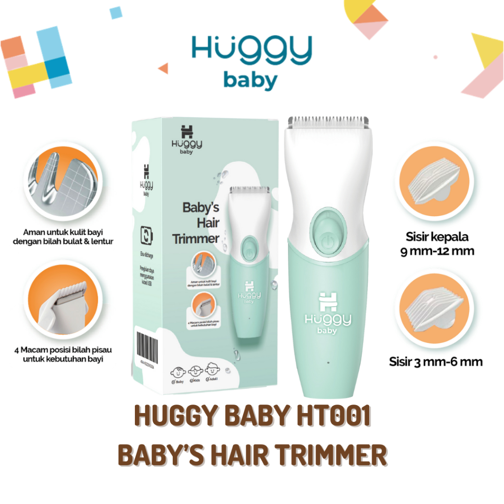 Jual HUGGY BABY HT001 Baby Hair Trimmer | Alat Cukur Rambut Bayi Anak ...
