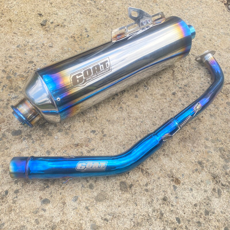Jual Knalpot Standar Racing SF-1 Blue Fire Nmax New Aerox 155 Connected ...