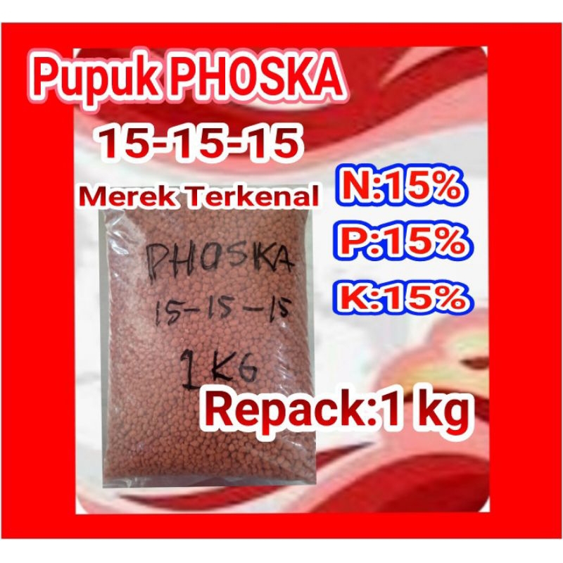 Jual pupuk PHOSKA 151515 Merek terkenal repak 1 kg | Shopee Indonesia