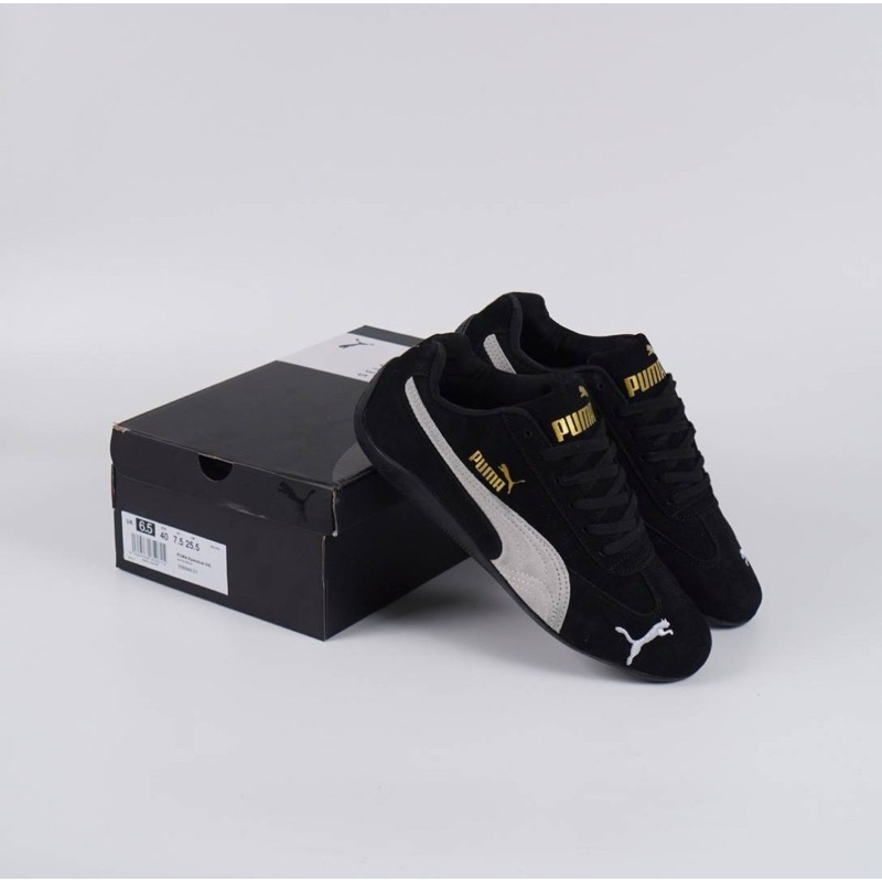Jual Sepatu Sneakers Puma Speed Cat Og Black White | Shopee Indonesia