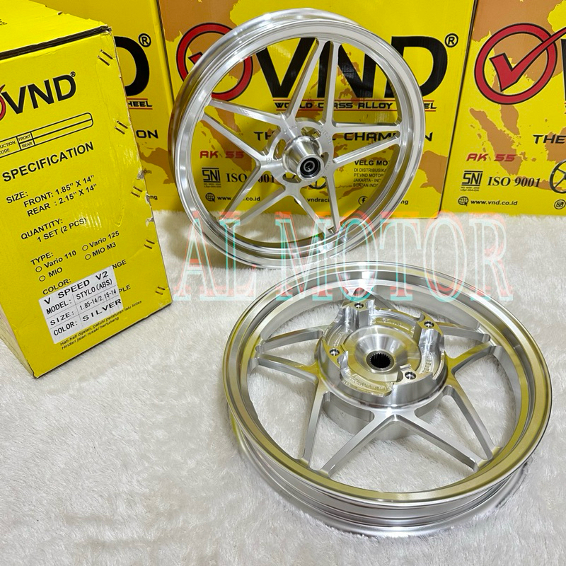 Jual VND Velg Racing V Speed V2 185x14 & 215x14 - Stylo 160 ABS | Shopee Indonesia
