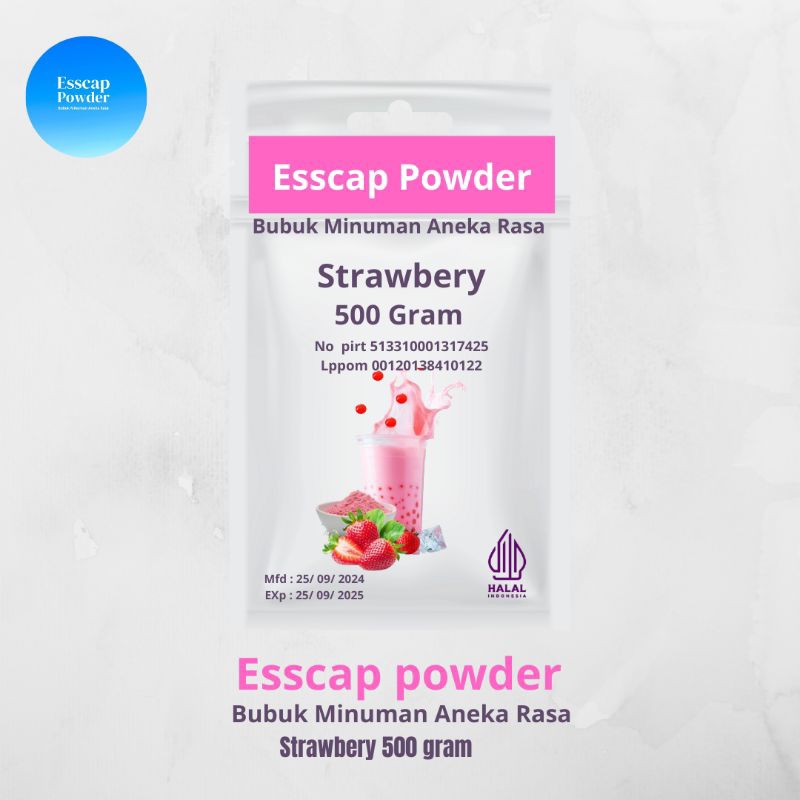 Jual Bubuk Minuman Rasa Strawberry 500g – Segarnya Stroberi dalam ...
