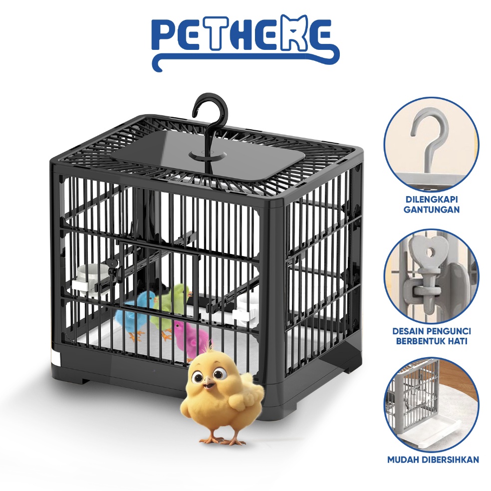 Jual Super Gaya PET THERE Kandang Burung F25 Bird Cage Kandang Burung ...