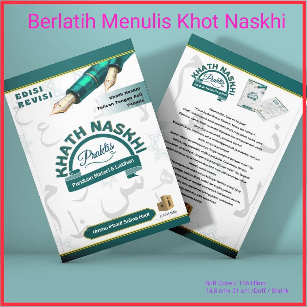 Jual Khat Naskhi Praktis - Panduan Materi dan Latihan Menulis Khot Naski | Shopee Indonesia