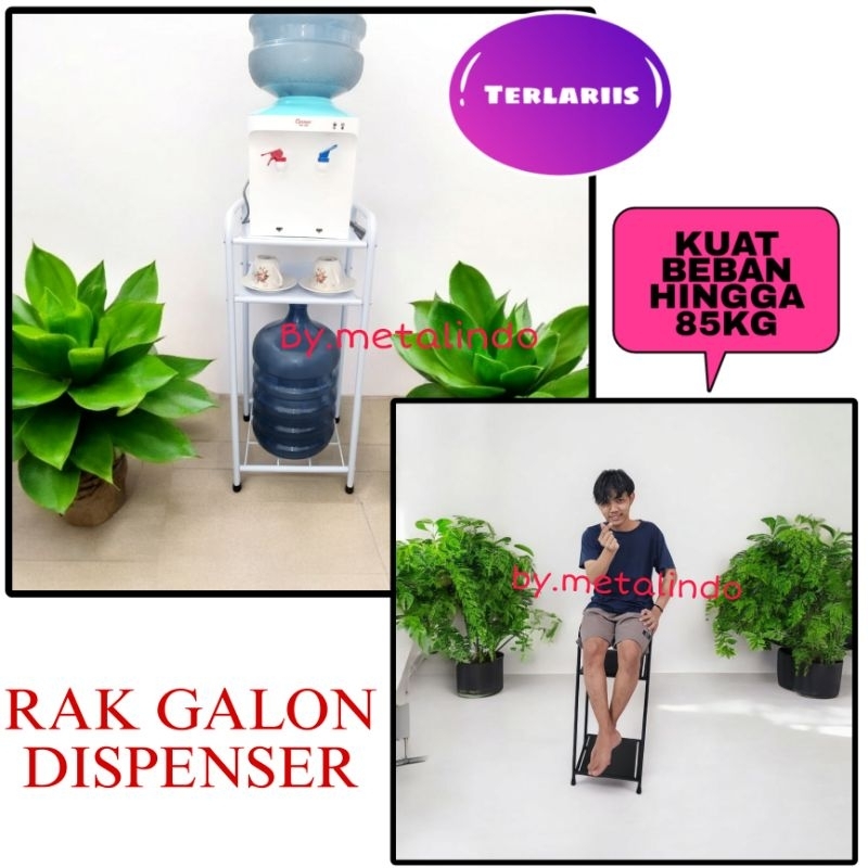 Jual CAISEN Rak Galon Rak Dispenser Rak Dapur Rak Besi Serbaguna ...