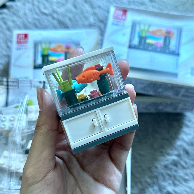 Jual SEALED fish tank lego bricks jie star ready stock | Shopee Indonesia