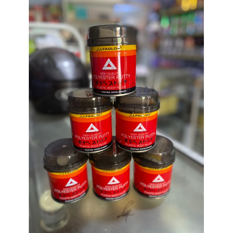 Jual Dempul Alfa/ Alfaglos/ Alf 1/4(250gr), 1kg , Galon , Dempul ...