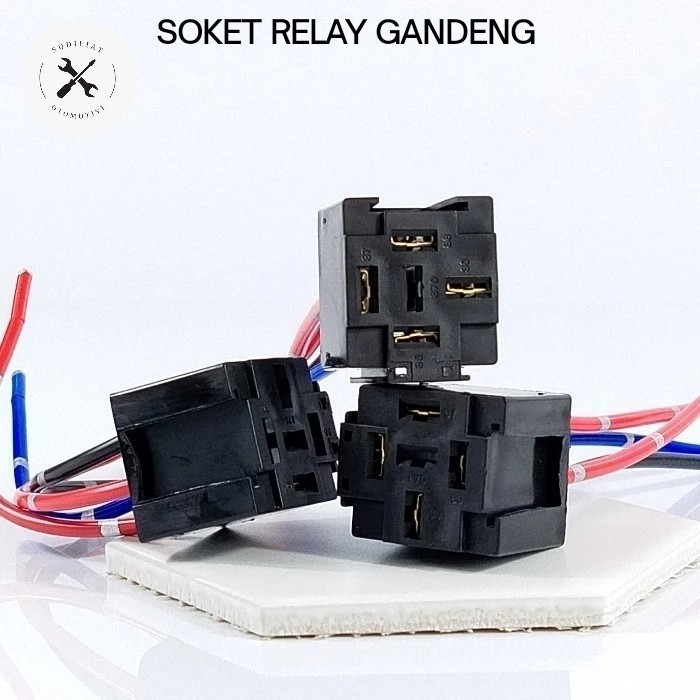 Jual SOCKET RELAY GANDENG+KABEL/ KABEL SOKET RELAY GANDENG 4/5 KAKI | Shopee Indonesia