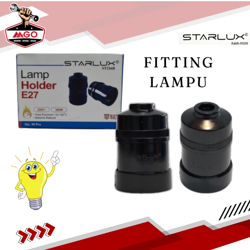 Jual Starlux Fitting Lampu Gantung / Fitting Lampu / Fitting Gantung ...