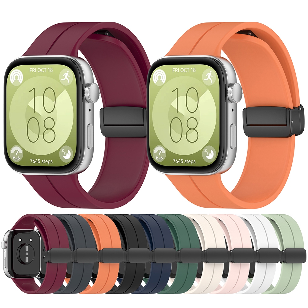 Jual Magnet Strap for Huawei FIT3 Tali Jam Silicone Magnetic Hua Wei ...