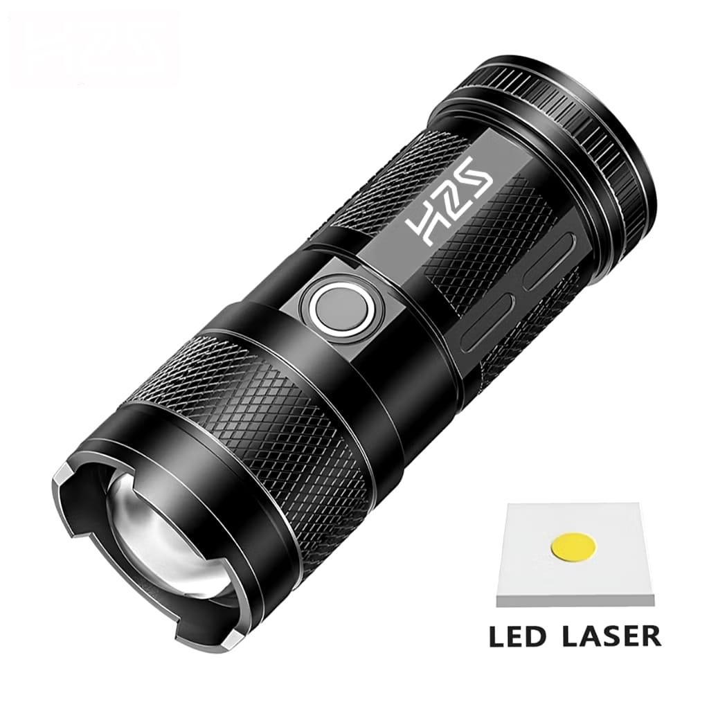 Jual Senter Tangan LED COB Cas Zoom In Out 9 Mode Super Terang ...