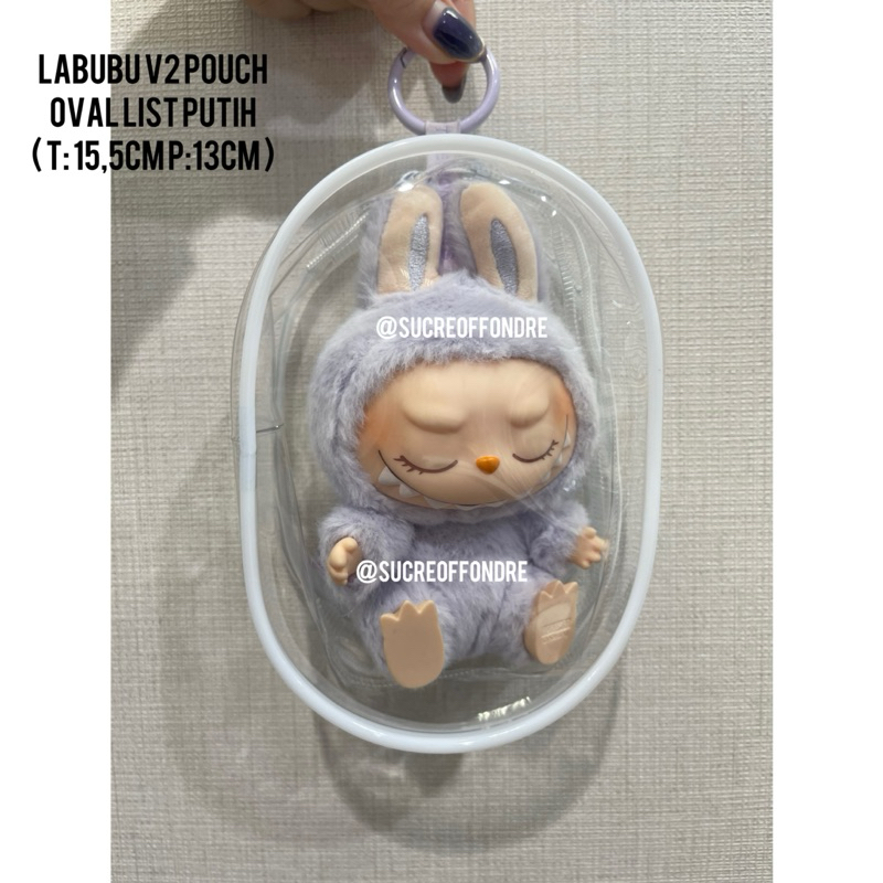 Jual LABUBU POUCH HAVE A SEAT OVAL TRANSPARANT POUCH BONEKA | Shopee ...