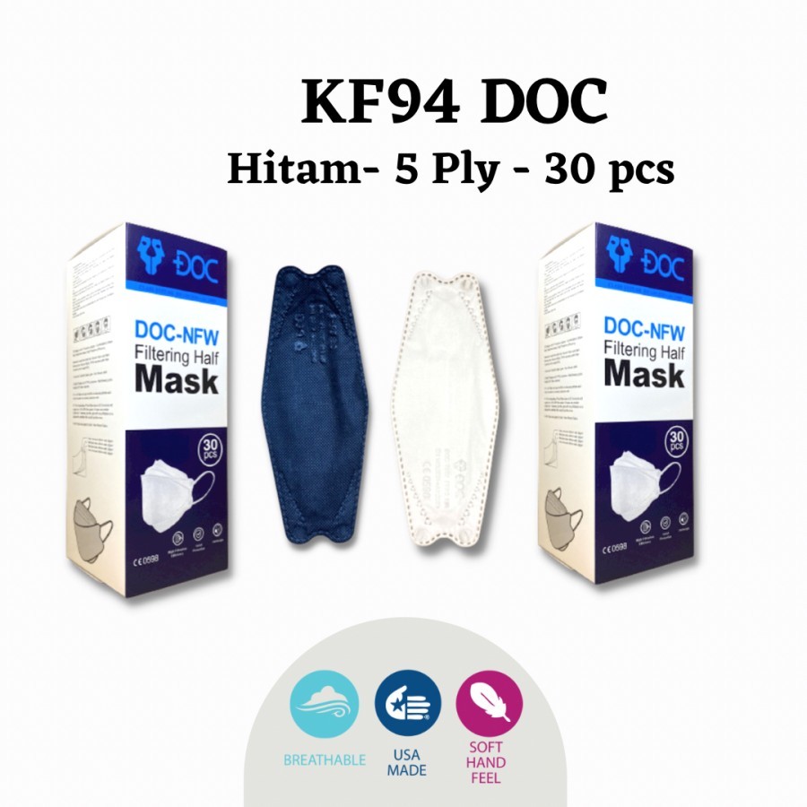 Jual Masker DOC KF94 - 5 Ply - Isi 30 Pcs | Shopee Indonesia