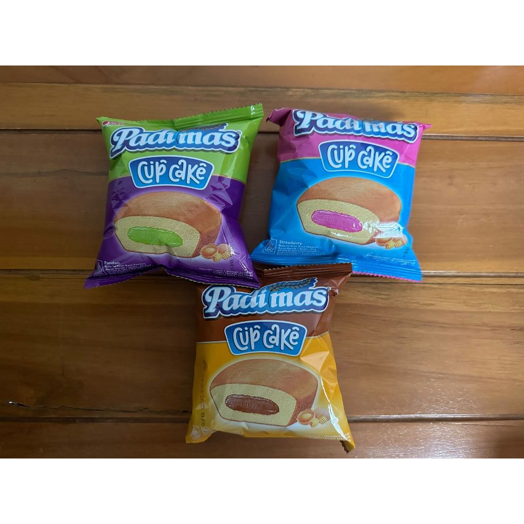 Jual Stanli Padimas CupCake Cup Cake 45g Rasa Pandan Coklat Strawberry ...