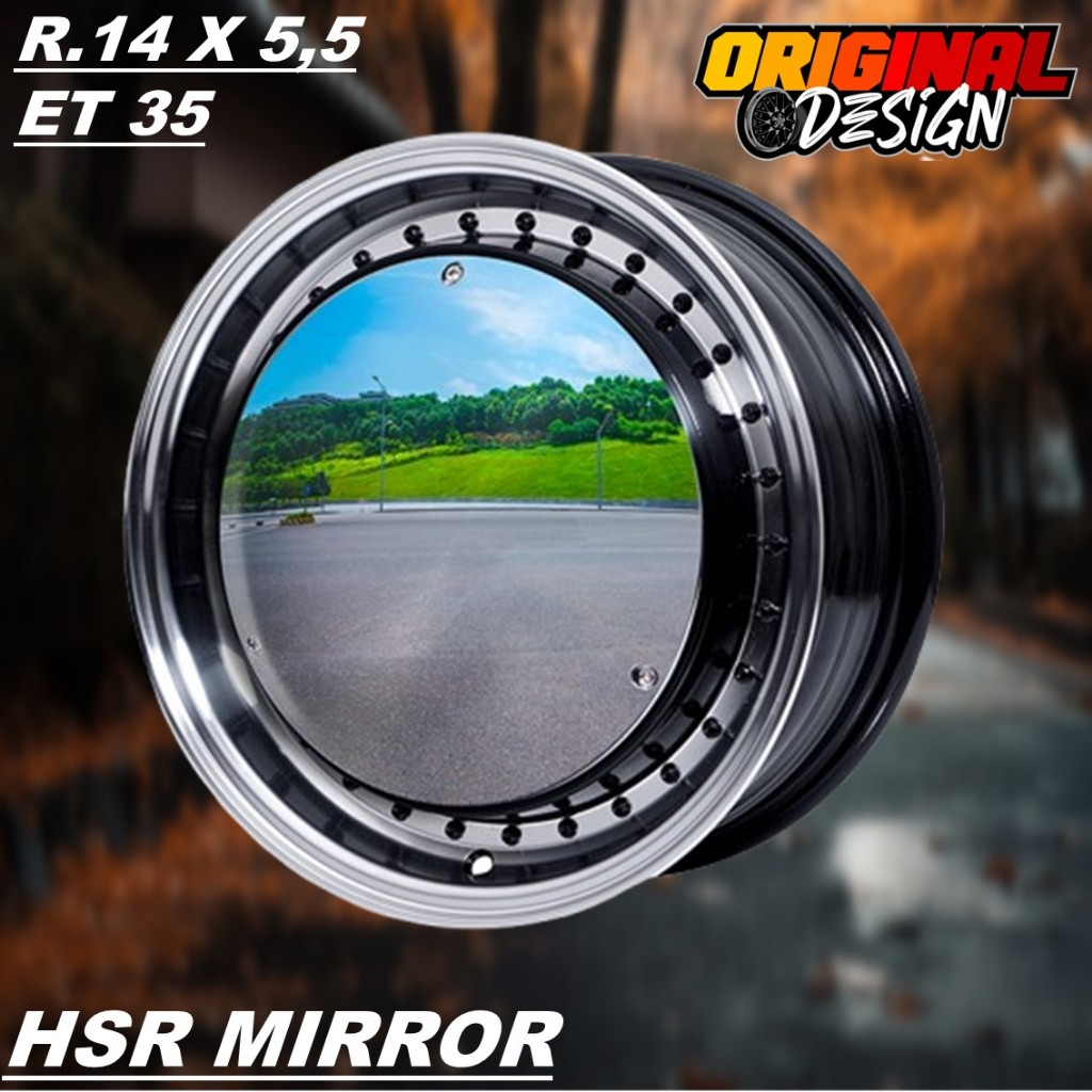 Jual Velg mobil ring 14 HSR MIRROR R14 spresso, karimun, wuling air ev ...