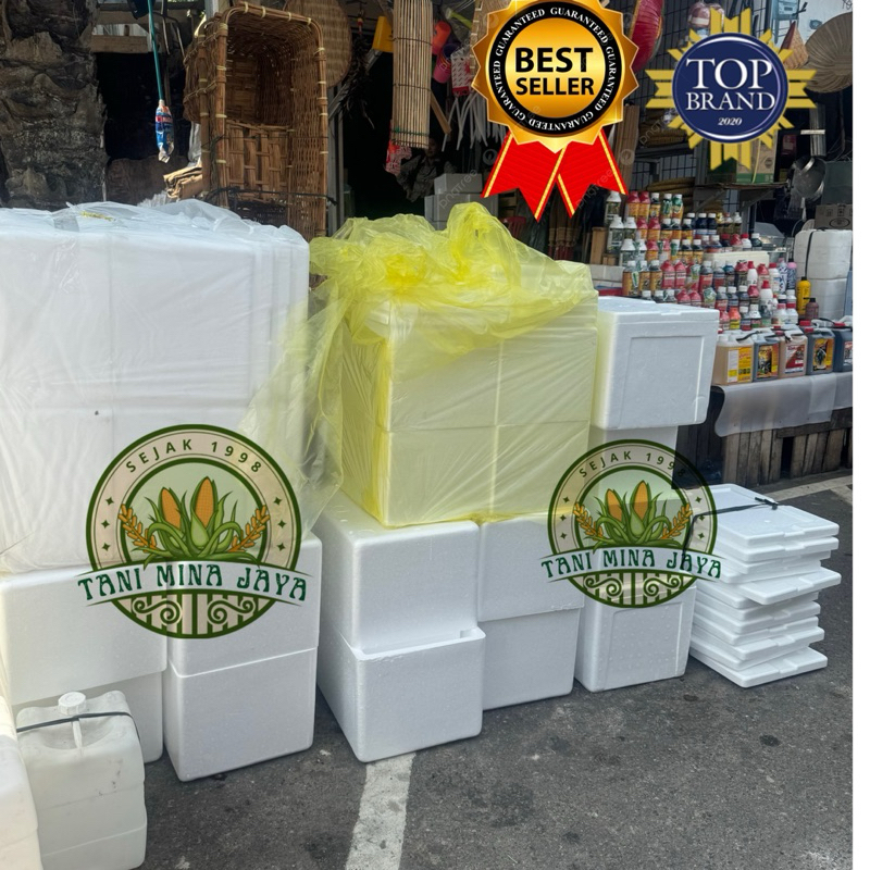 Jual [TANI MINA JAYA] GABUS / STYROFOAM BERBAGAI UKURAN / PACKING IKAN ...