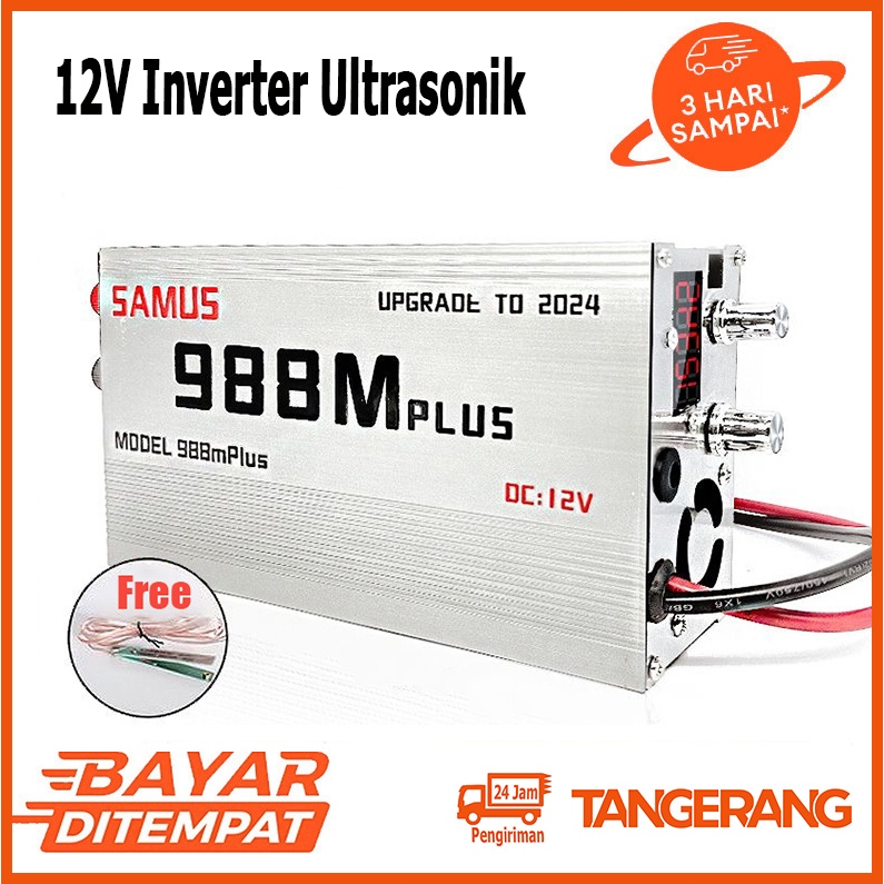 Jual Ready!!! Samus 988m Plus 12V Inverter Voltage Converter 3000 Watter Power Inverter PDC ...