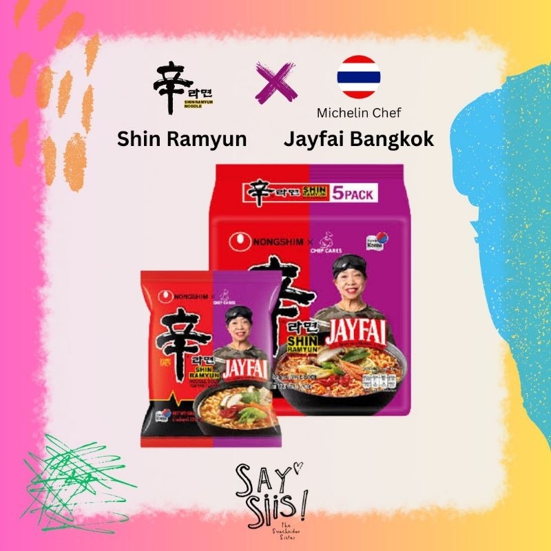 Jual READY STOCK!! Nongshim Shin Ramyun x Jayfai Mie Instant Kuah ...