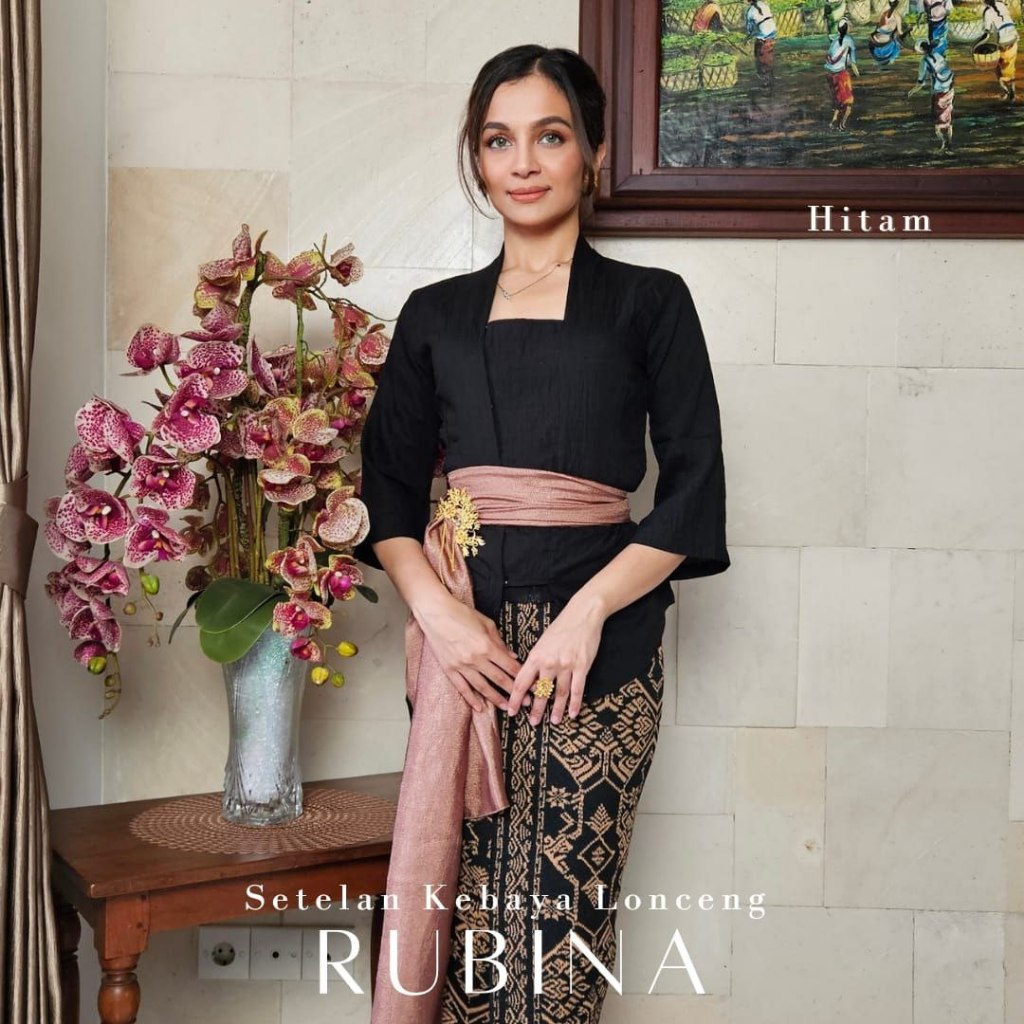 Jual Setelan Kebaya Lonceng Rubina dan Bawahan Kamen Knit Stretch Free ...