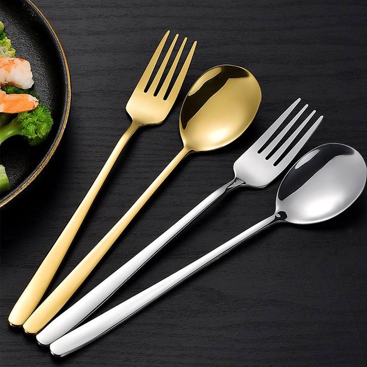 Jual kaizenliving Sendok Garpu Stainless Korean / Korean Spoon Fork ...