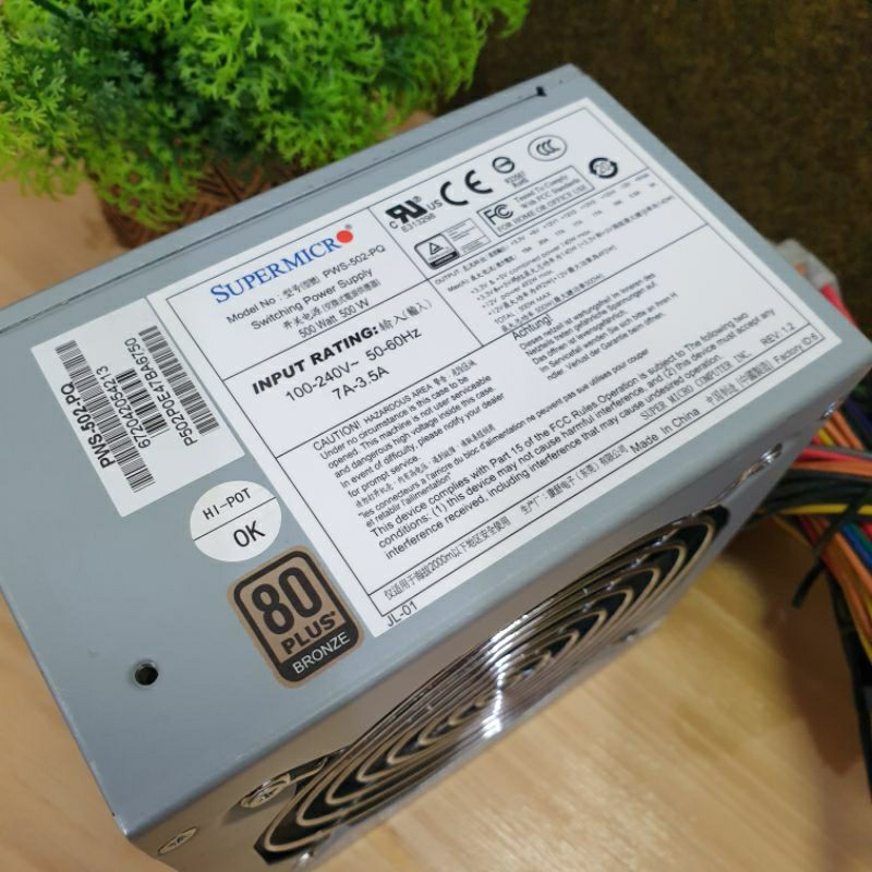 Jual PSU True Power 500W 80PLUS Bronze | Power Supply Server | Power ...