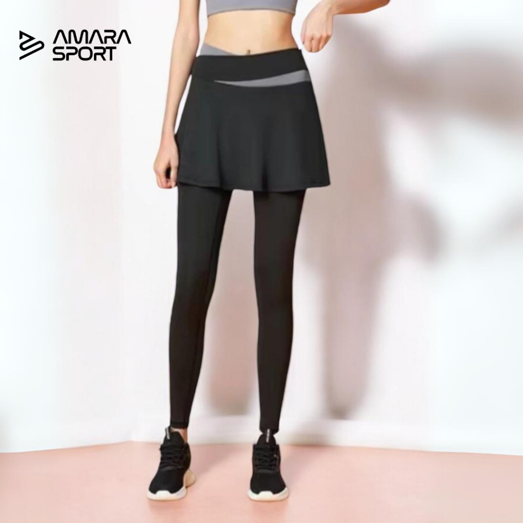 Jual AMARA ROK LEGGING HIGH WAIST IMPORT WANITA KEKINIAN ROK CELANA ...