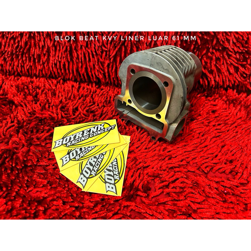 Jual CYLINDER BLOK BEAT KARBU / INJEKSI F1 BORE UP KODE KVY KZL K44 ...