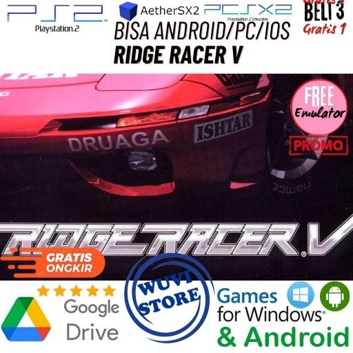 Jual PS 2 Ridge Racer V | Bisa di PC / Android / IOS Plus Emulator ...