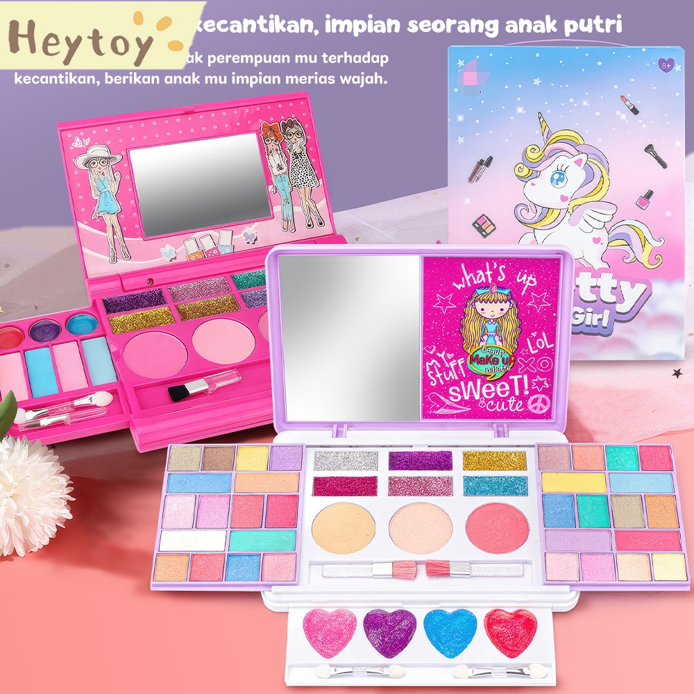 Jual Make Up Set Anak Kosmetik Mainan Anak Perempuan Non-toksik Lipstik ...