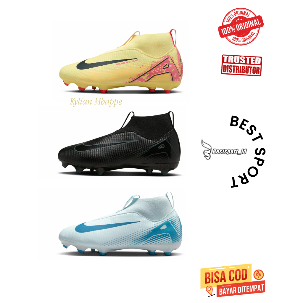 Jual Sepatu Sepakbola Anak NIKE Jr Mercurial Superfly 10 Academy fg ...