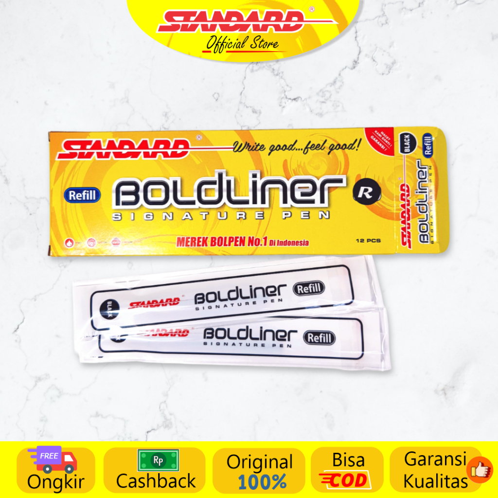 Jual Standard - Refill Pulpen Boldliner R 1.0 ( Isi Pulpen / Pena ...