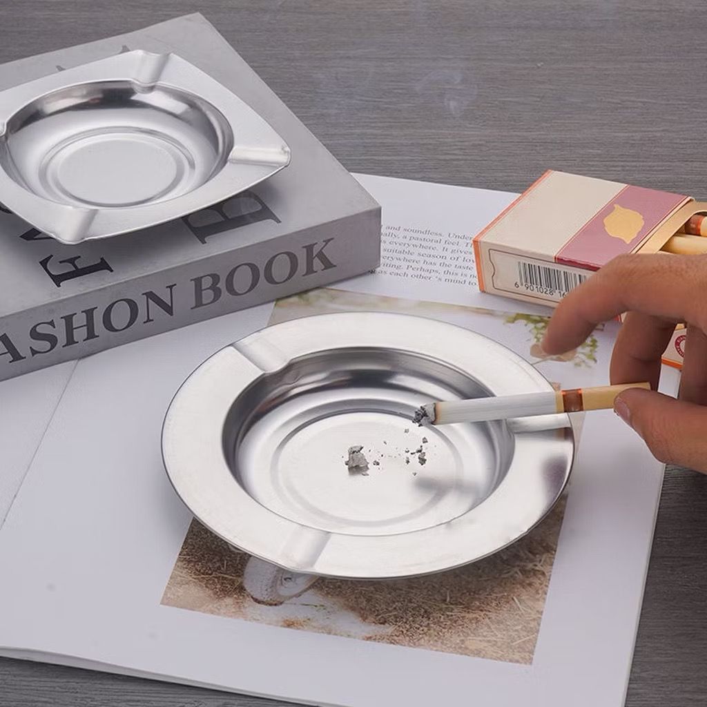 Jual HLID - Asbak Aluminium / Asbak Rokok Stainless / Tempat Puntung ...