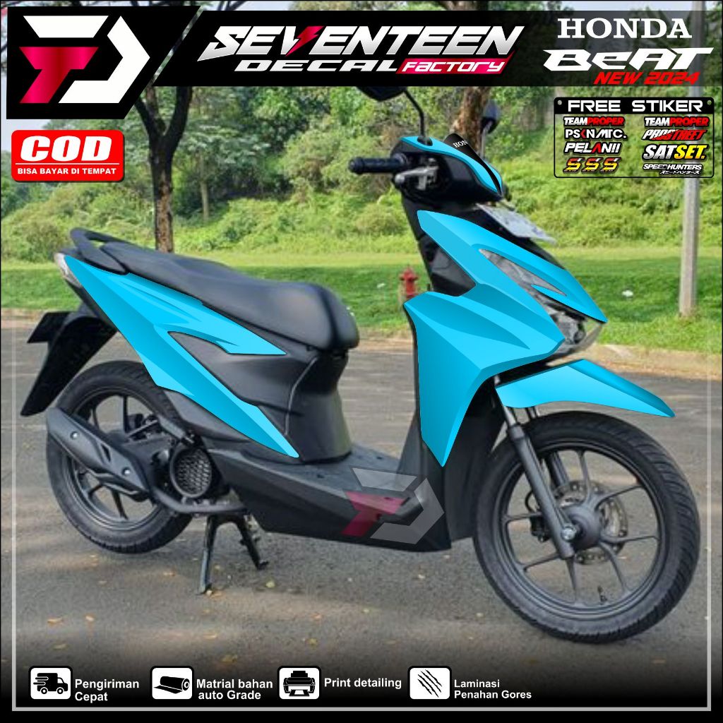 Jual Decal Stiker BEAT FI NEW 2024 full Body Sticker BEAT FI NEW Motif ...