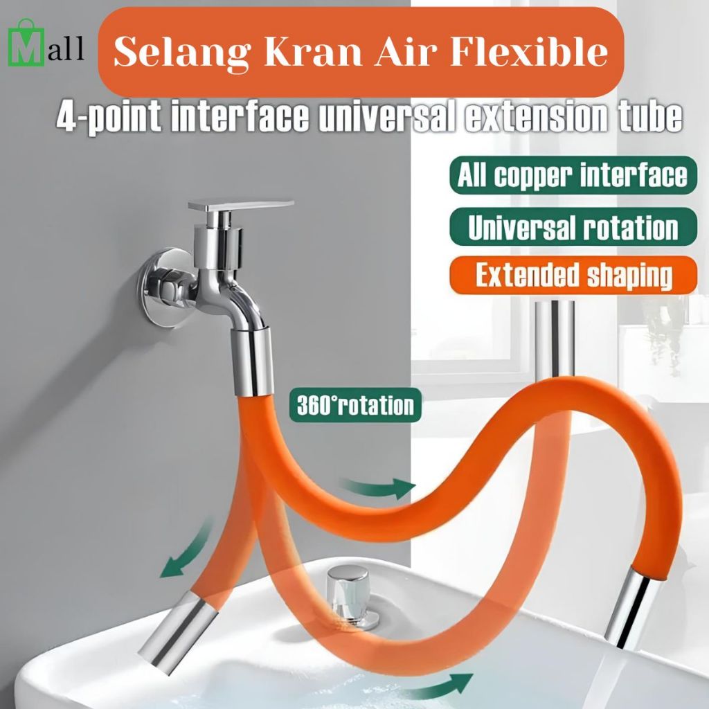 Jual FU30-Selang Flexibel House Fleksibel House Selang Closet 30cm ...