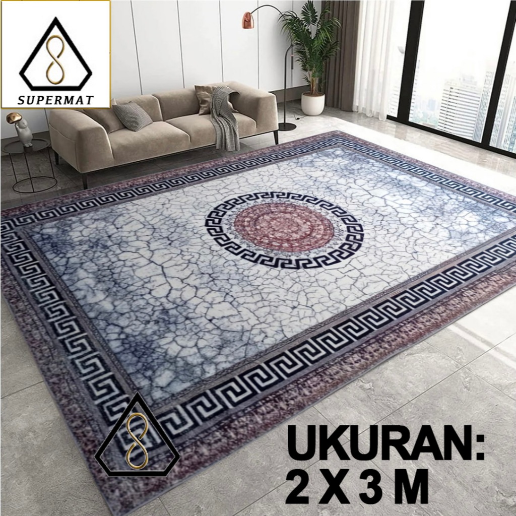 Jual SUPERMAT - Karpet Permadani Sutra Premium Jumbo Tebal 10 mm [Uk ...