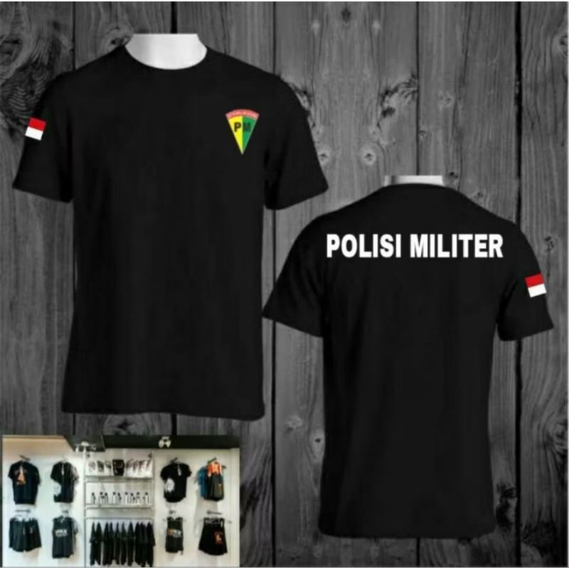 Jual KAOS POLISI MILITER INDONESIA PM INDONESIA | Shopee Indonesia