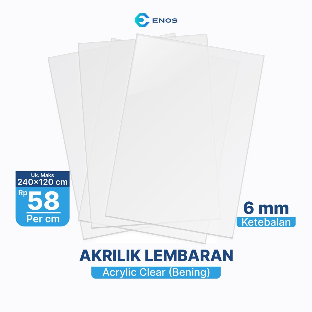 Jual Akrilik Custom Lembaran Akrilik 6mm Laser Cutting | Shopee Indonesia