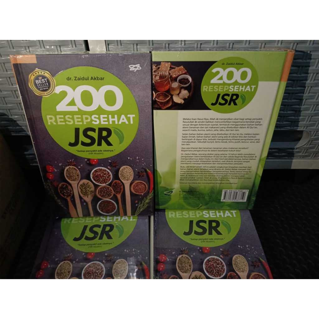 Jual Buku 200 Resep Sehat JSR dr. Zaidul Akbar - (FULL COLOR Hard Cover) | Shopee Indonesia