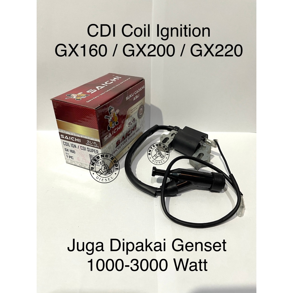 Jual CDI GX160 Saichi Ignition Coil GX 120 GX 200 GX 220 Koil Mesin dan Genset ET2500 ET2800 ...