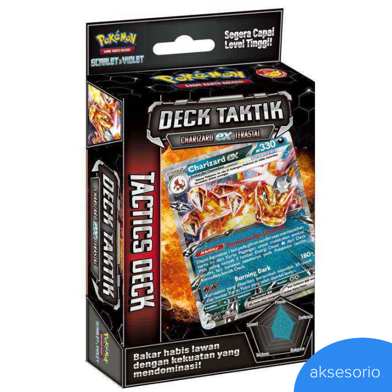 Jual [PROMO] Pokemon TCG Indonesia Starter Deck Taktik SVTL Charizard ex Terastal | Shopee Indonesia