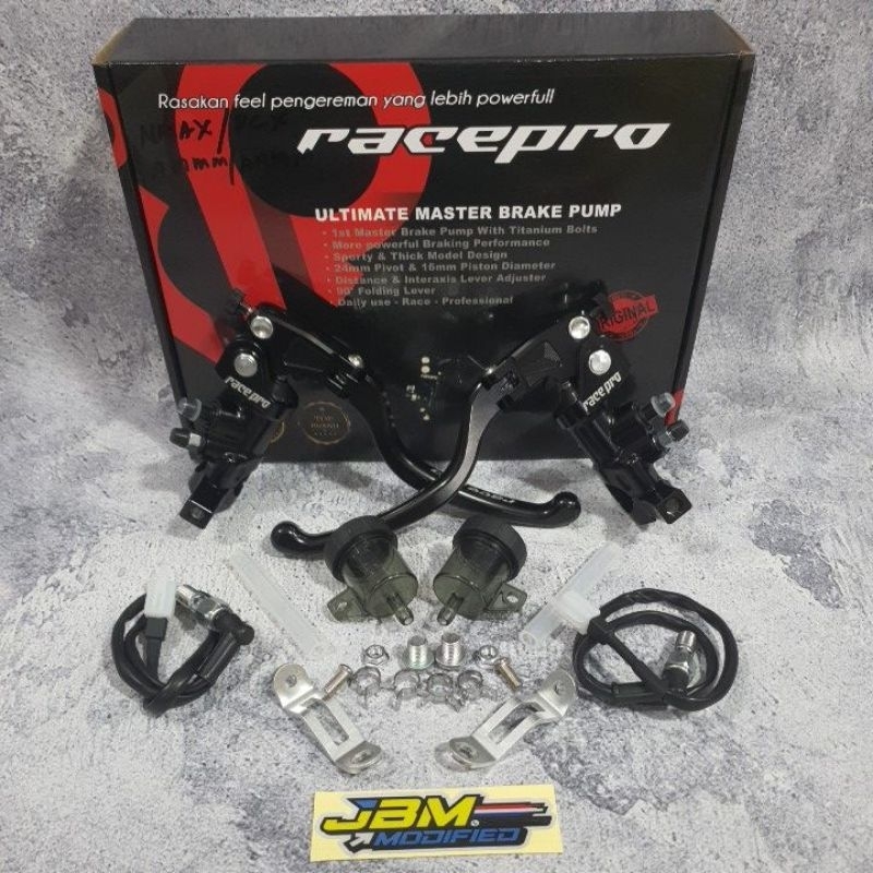 Jual MASTER REM RACEPRO V3 DOBEL RADIAL NMAX,PCX,ADV 17 MM | Shopee Indonesia
