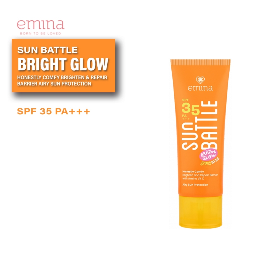 Jual Emina Sunscreen 50ml series SPF 35 / emina sunscreen/ sun battle ...