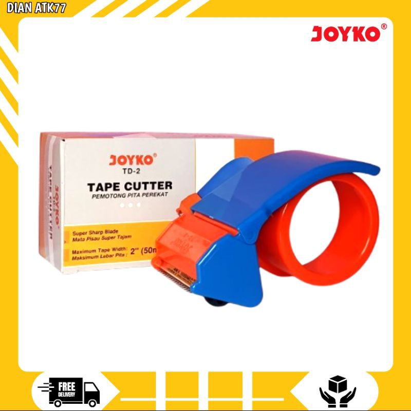 Jual JOYKO - PEMOTONG LAKBAN / TAPE CUTTER TD-2 / Tape Dispenser Joyko ...