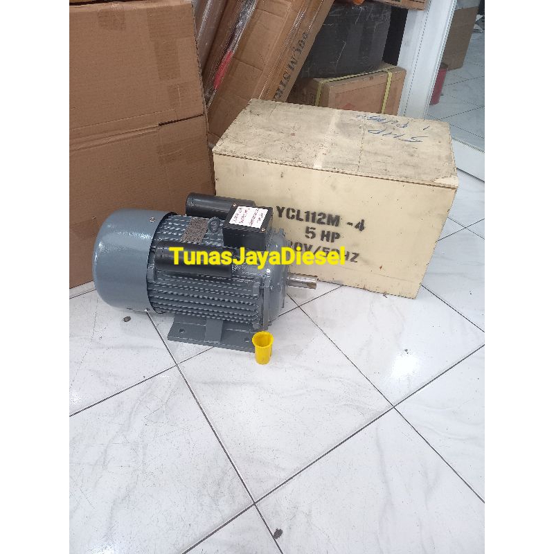 Jual Dinamo Elektro Motor 5Hp 3Phase 2800Rpm - 1Phase 1400rpm | Shopee Indonesia