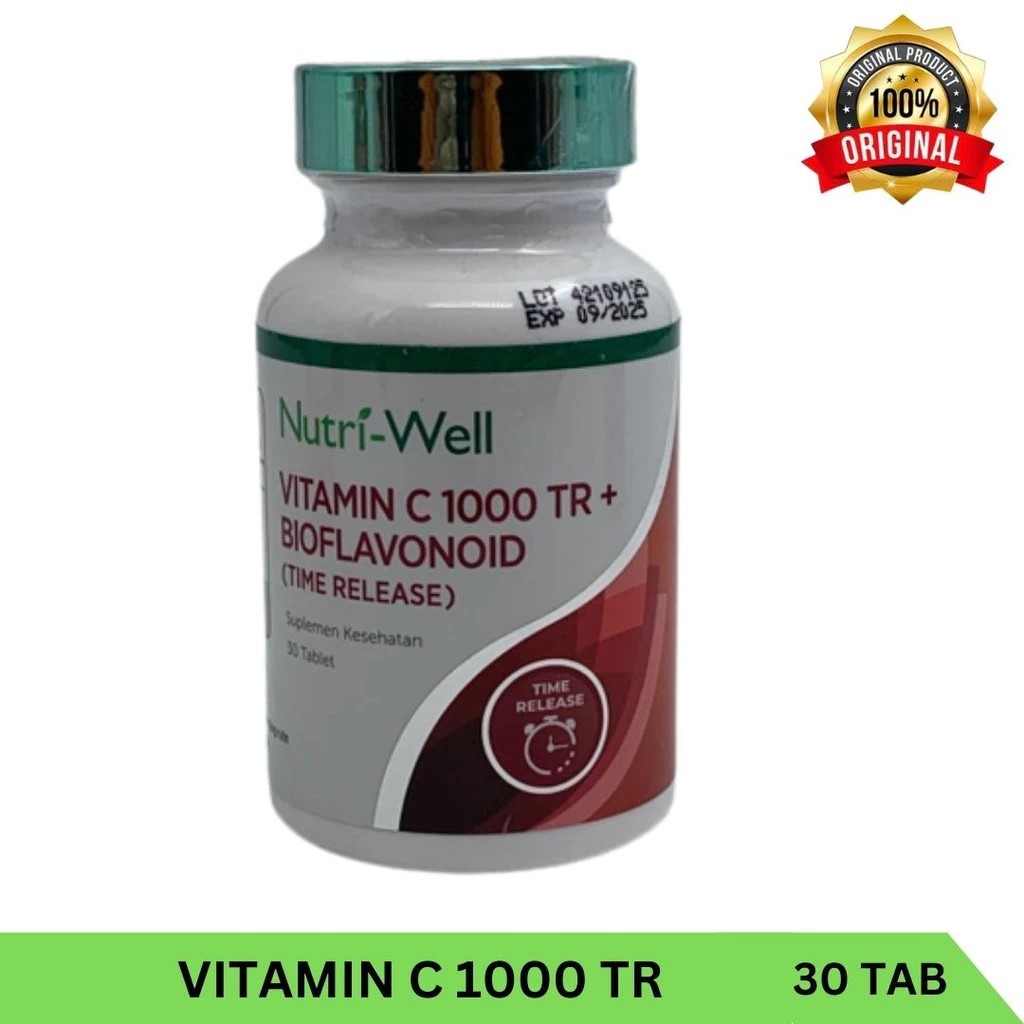 Jual Nutriwell Vitamin C 1000 TR Bioflavonoid | Shopee Indonesia