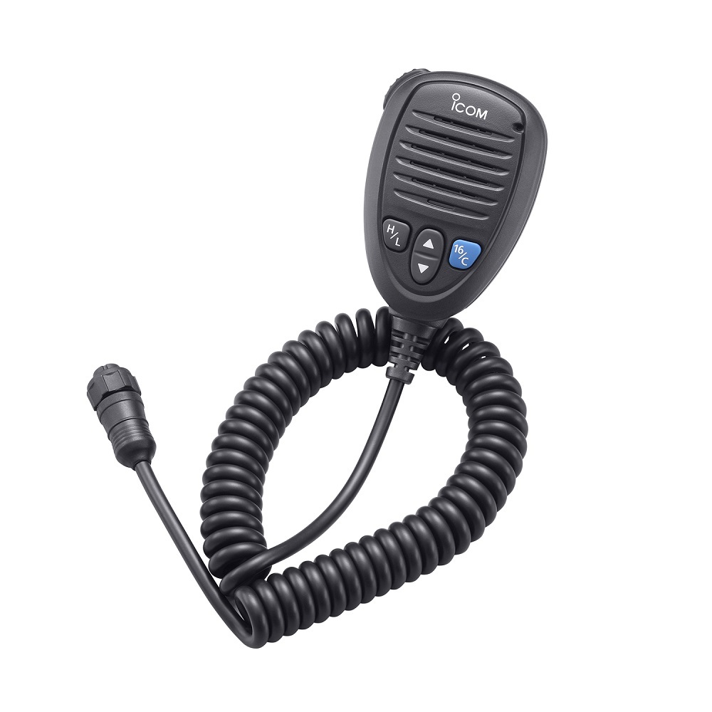 Jual Microphone Icom HM-205B Original Extra Mic Radio Rig Icom IC-M506 ...