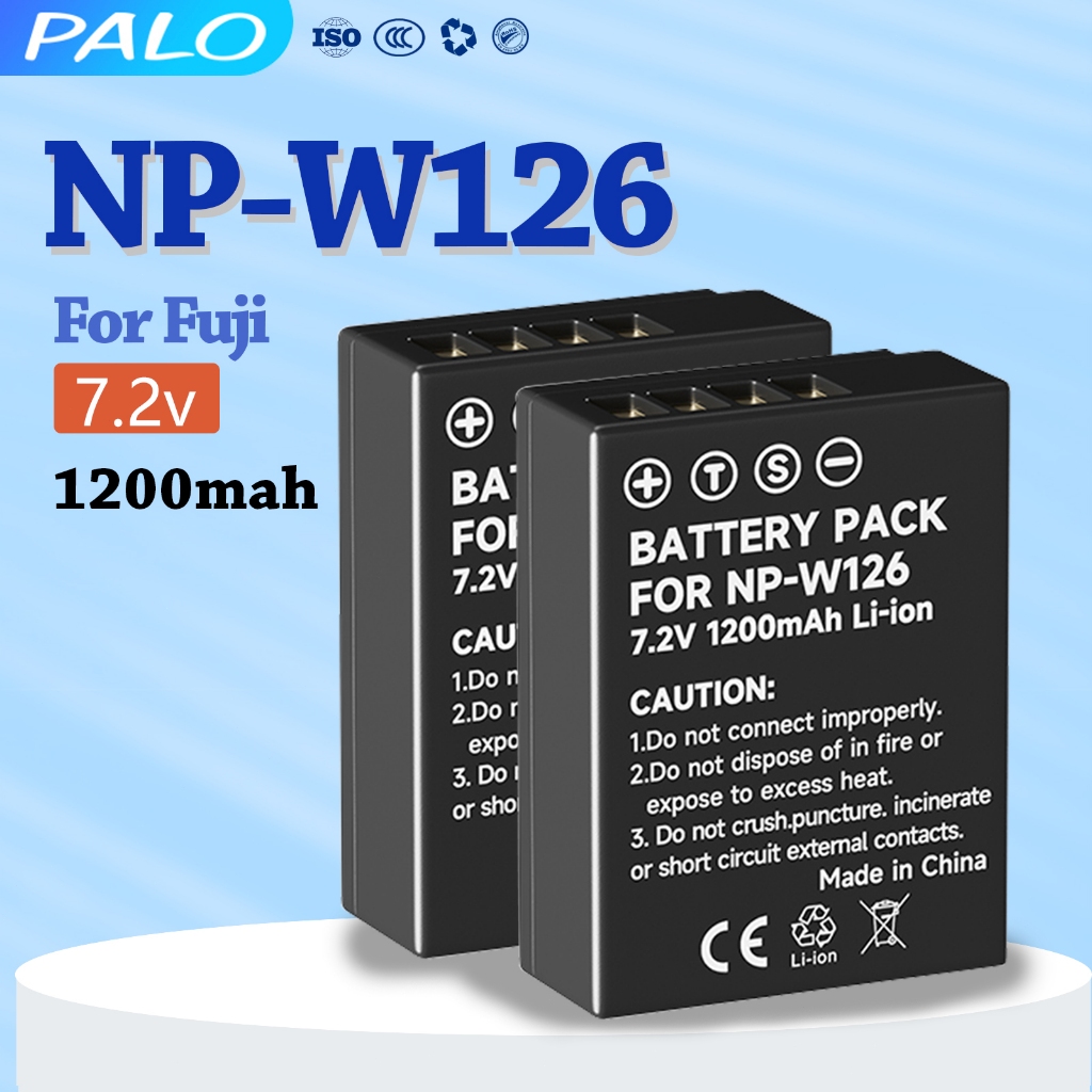 Jual PALO Battery Np-W126s / W126 untuk Fujifilm Xt-10 Xt-20 Batre Fuji ...