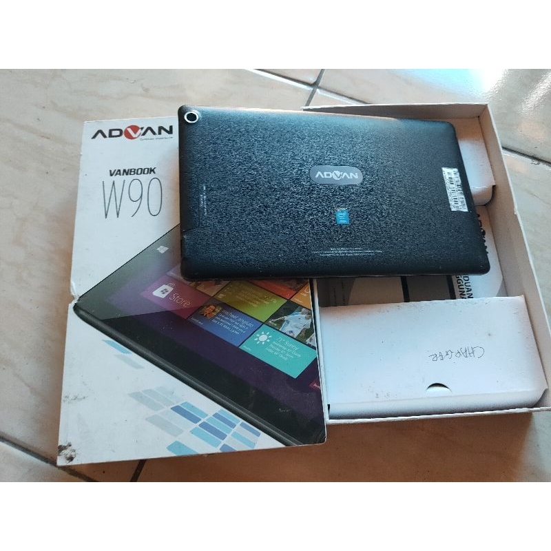 Jual Advan Vanbook w90 tablet windows bahan rusak bukan normal | Shopee ...