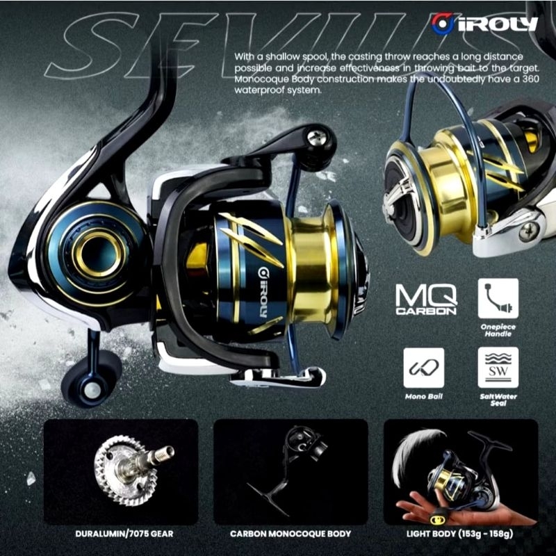 Jual REEL IROLY SEVIUS 1000 & 2000 S | Shopee Indonesia